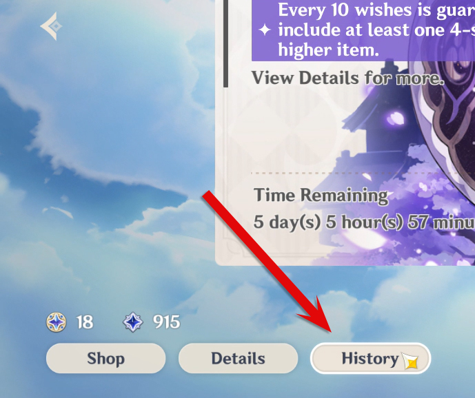 How To Check Your Rewards Under The Pity System In Genshin Impact