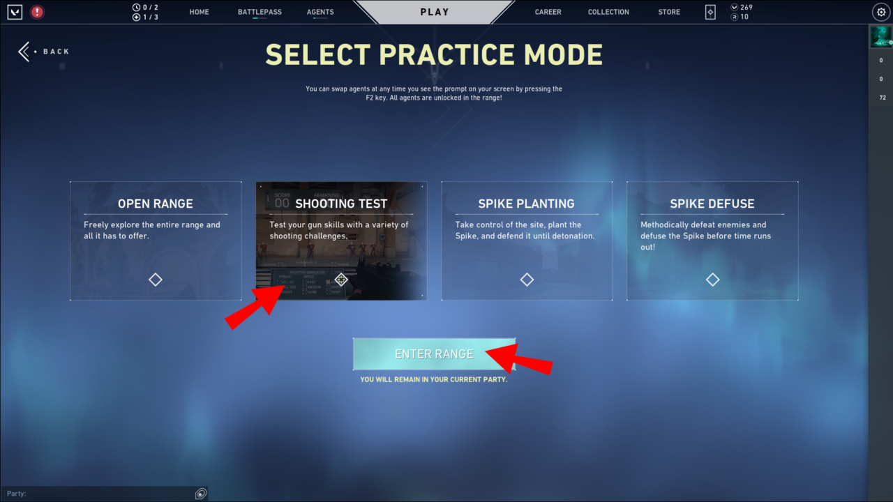 Valorant: How to Get to the Practice Range - Player Assist | Game ...