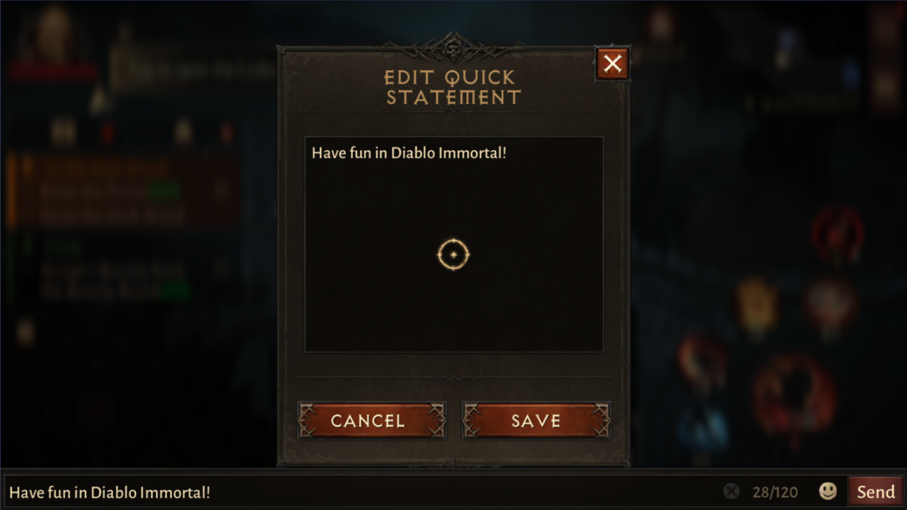Diablo Immortal: Quick Statement - Player Assist | Game Guides & Walkthroughs