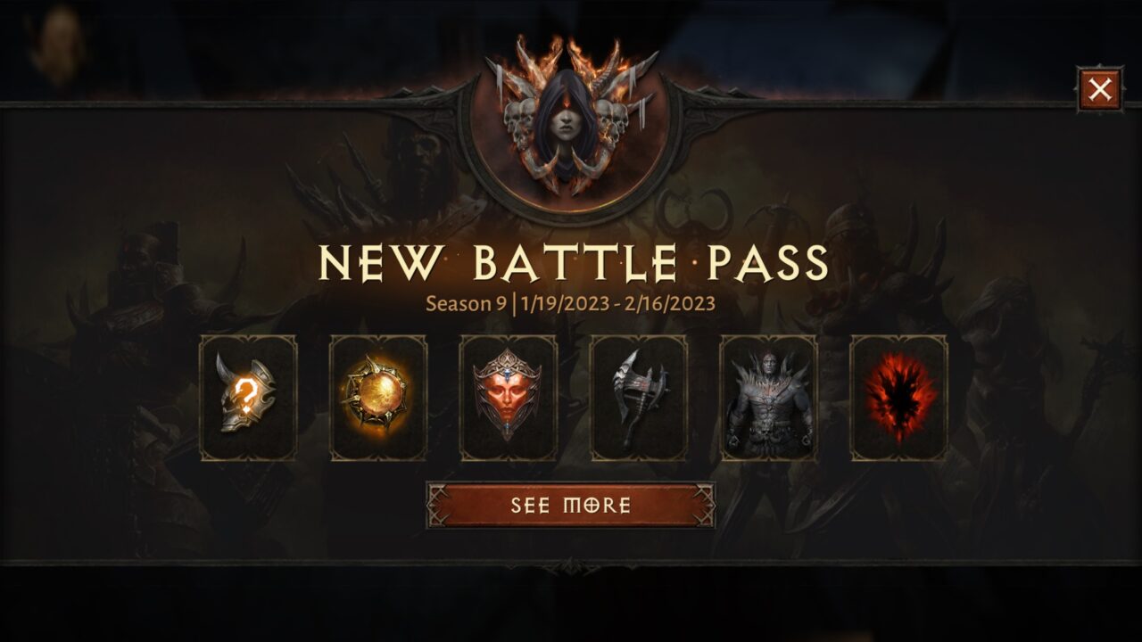 Diablo Immortal: Season 9 Battle Pass Rewards List - Player Assist ...